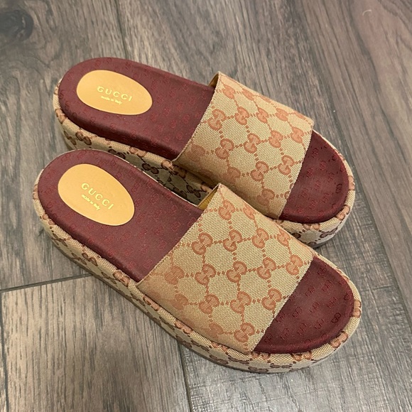 Gucci | Shoes | Gucci Platform Sandals | Poshmark